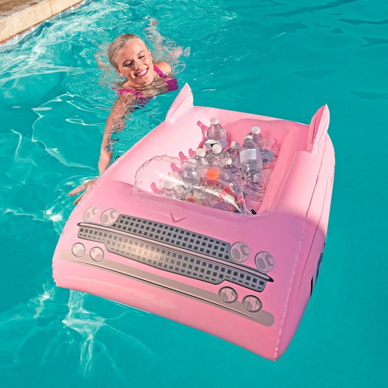 Bestway Pink Party Car Cooler Inflatable Floating Mini-Bar (WSMB Pink ...